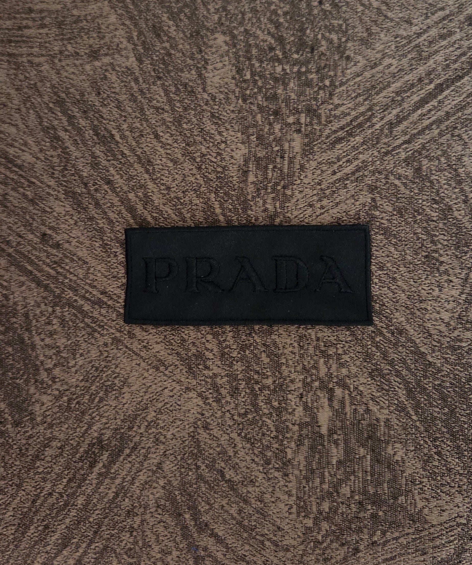 Patch Replica Prada Embroidered Iron-on or Sew-on Patch 9.5x4 cm